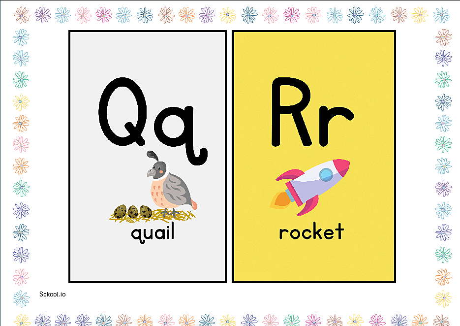 Alphabet Flashcards 9 Montessori Posters Classroom Decor Digital ...