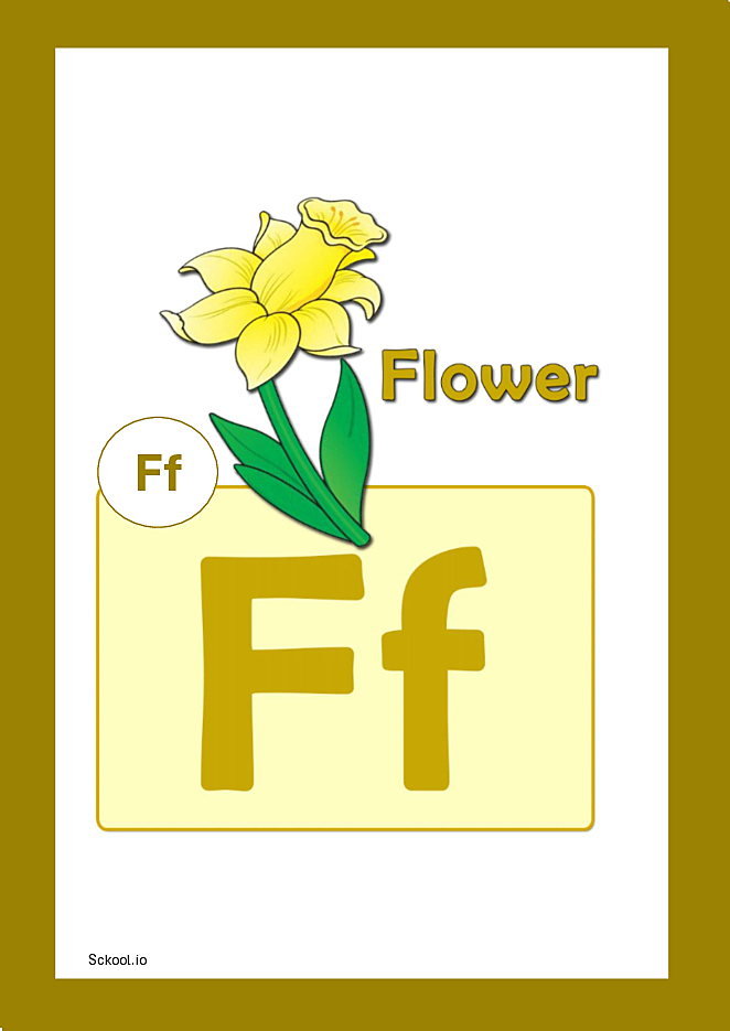 Alphabet Flashcards F Montessori Posters Classroom Decor Digital ...