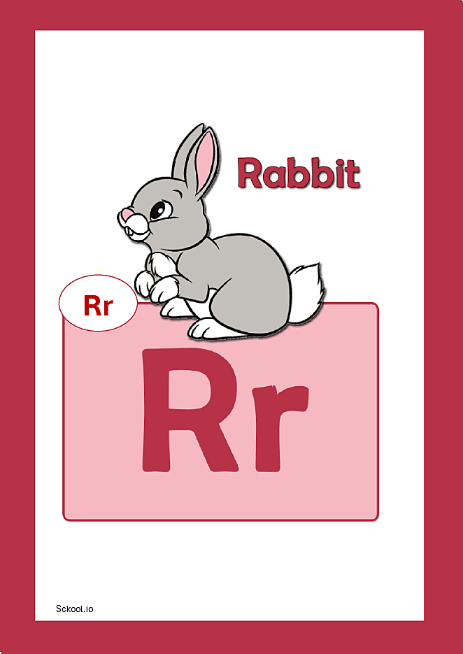 Alphabet Flashcards R