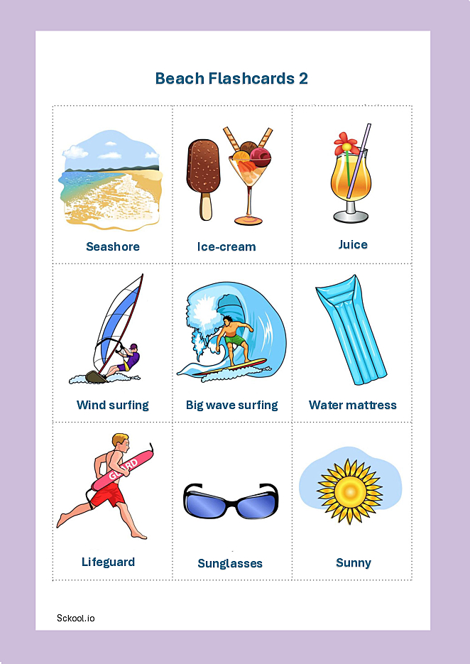 Beach Flashcards 2