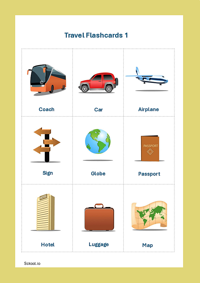 Travel Flashcards 1
